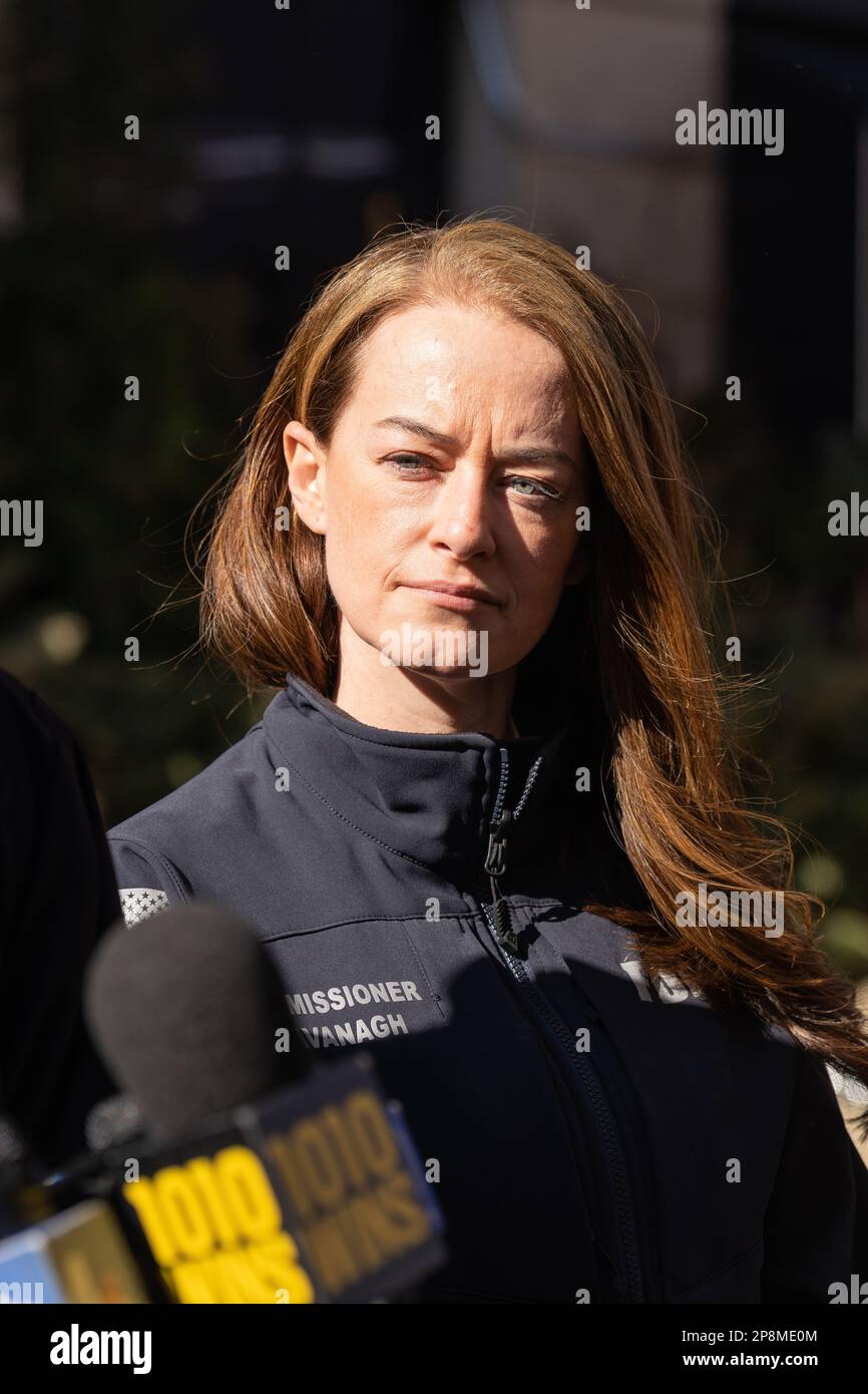 New York City, USA. 07th Mar, 2023. FDNY Commissioner Laura Kavanagh ...