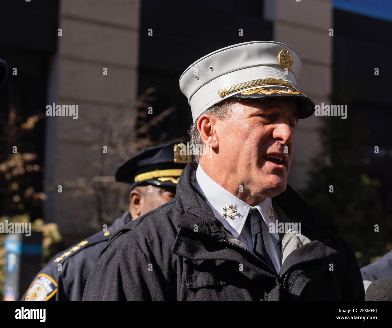 New York City, USA. 07th Mar, 2023. FDNY Chief of Department John J ...