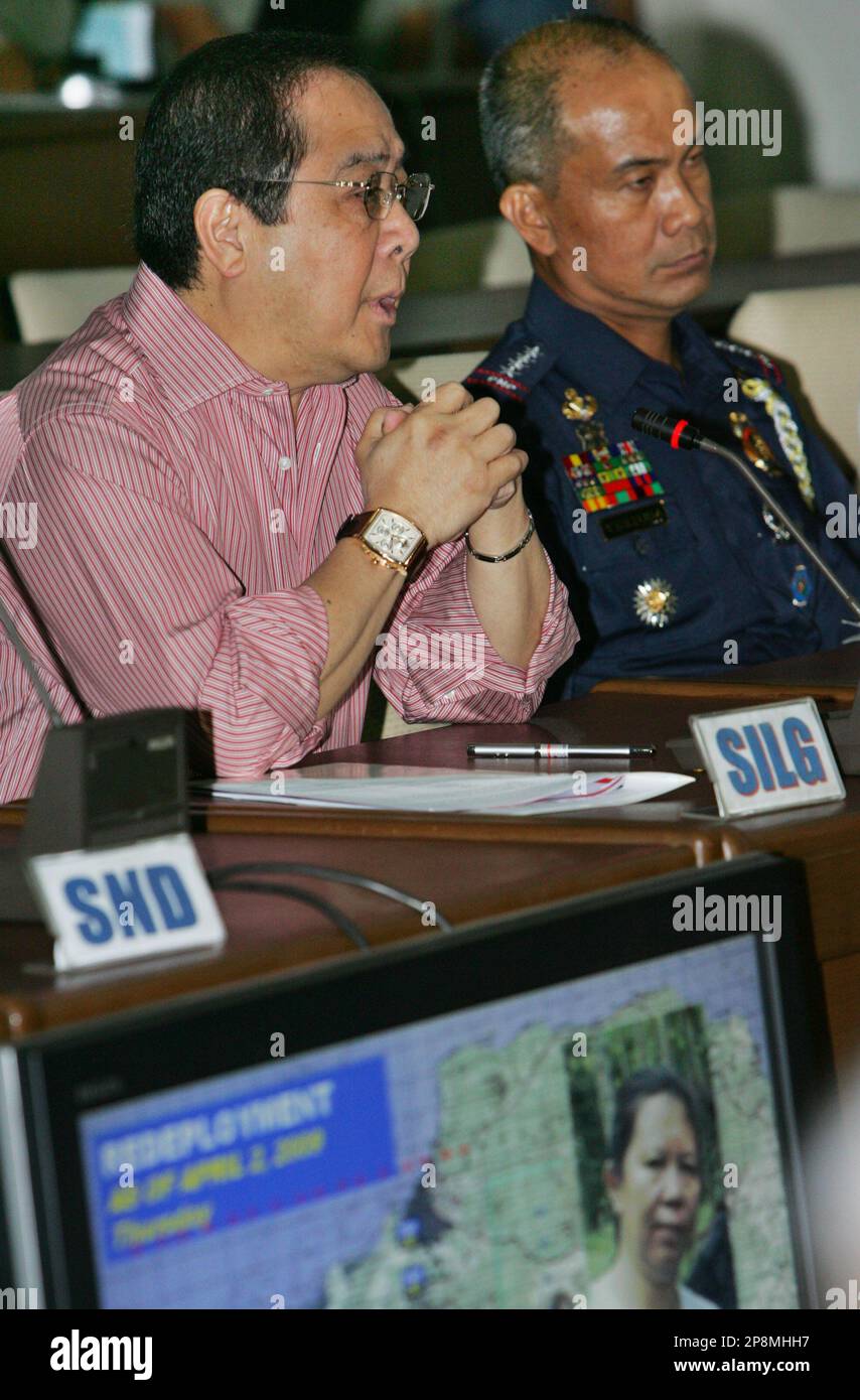 Department of Interior and Local Government Secretary Ronaldo Puno left ...