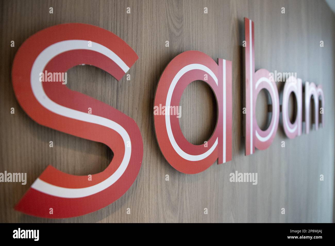 The new headquarters of SABAM, the Belgian association for authors ...