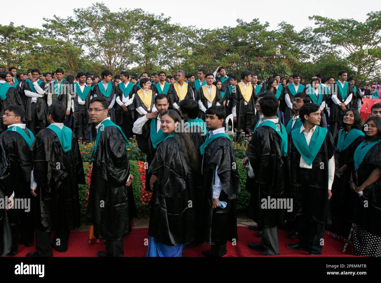 Indian Institute of Management Bangalore (IIMB) students arrive to ...