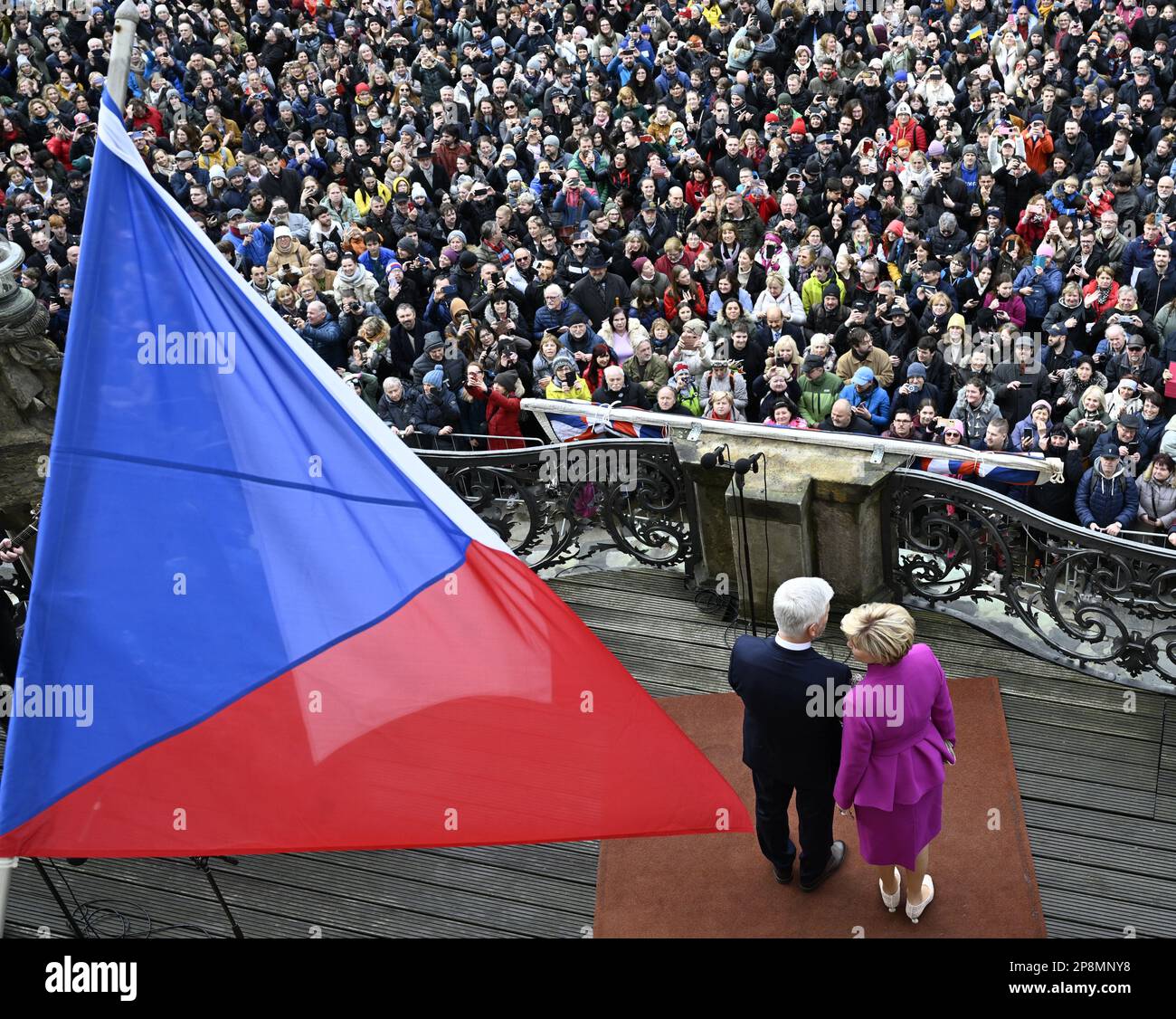 Prague, Czech Republic. 09th Mar, 2023. Inauguration of newly elected ...