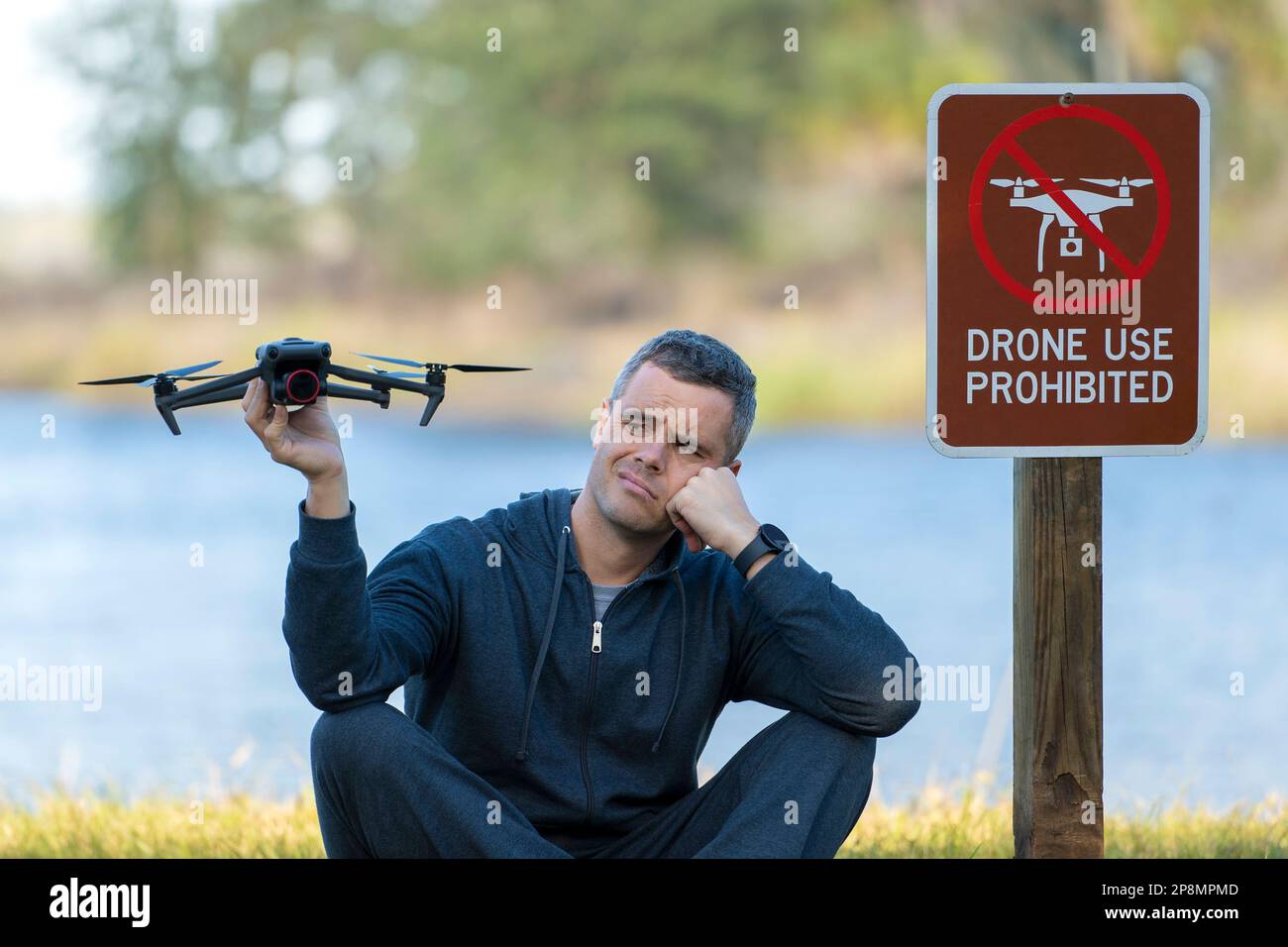 Drone operator is disappointed because he isn't allowed to fly his ...