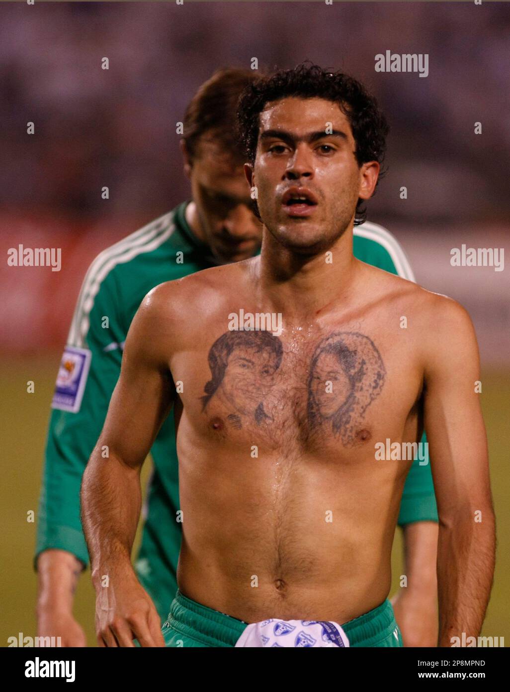 Mexico's Nery Castillo leaves the field at the end of a 2010 World Cup ...