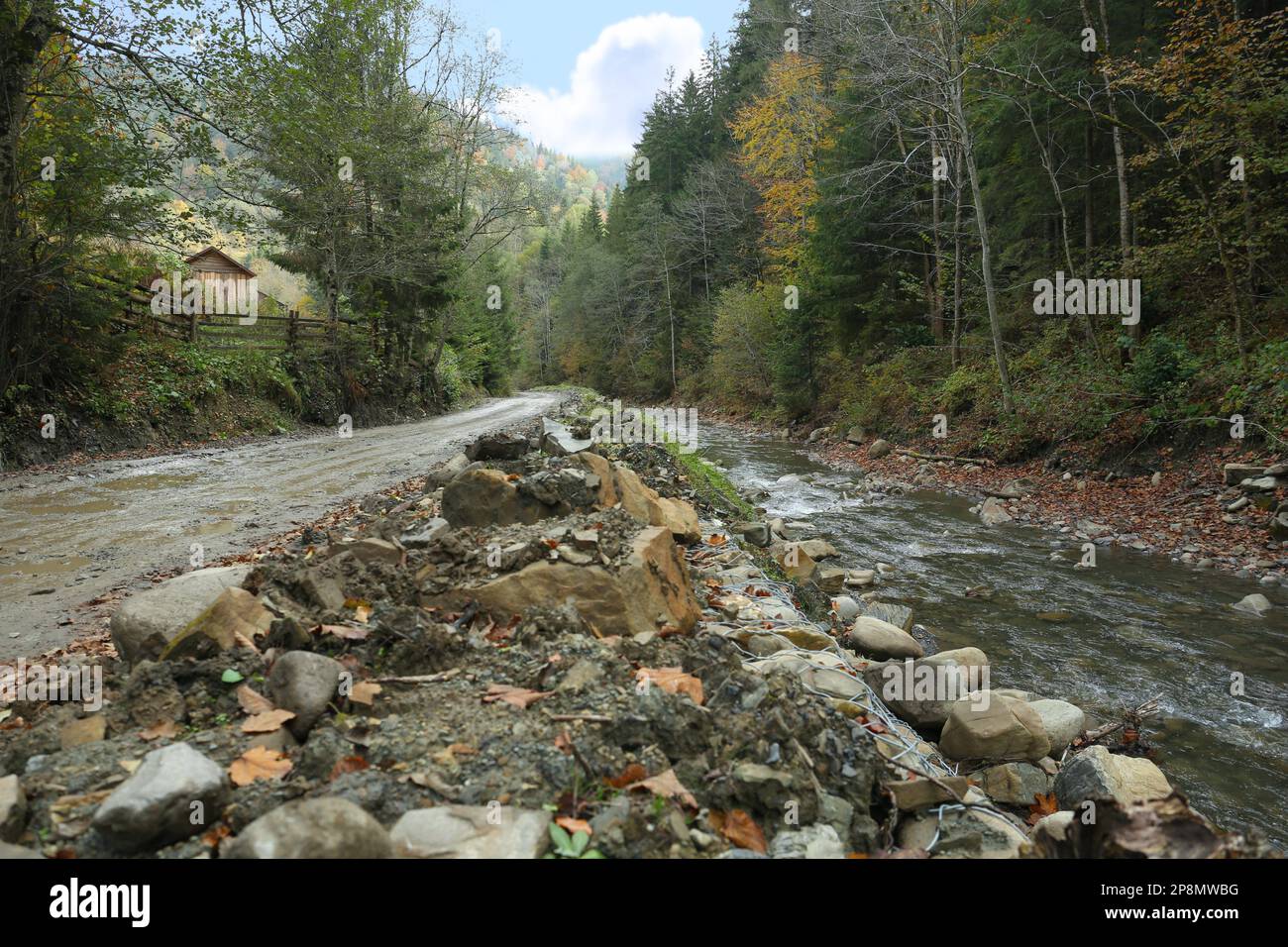Pathway near stream in hi-res stock photography and images - Alamy