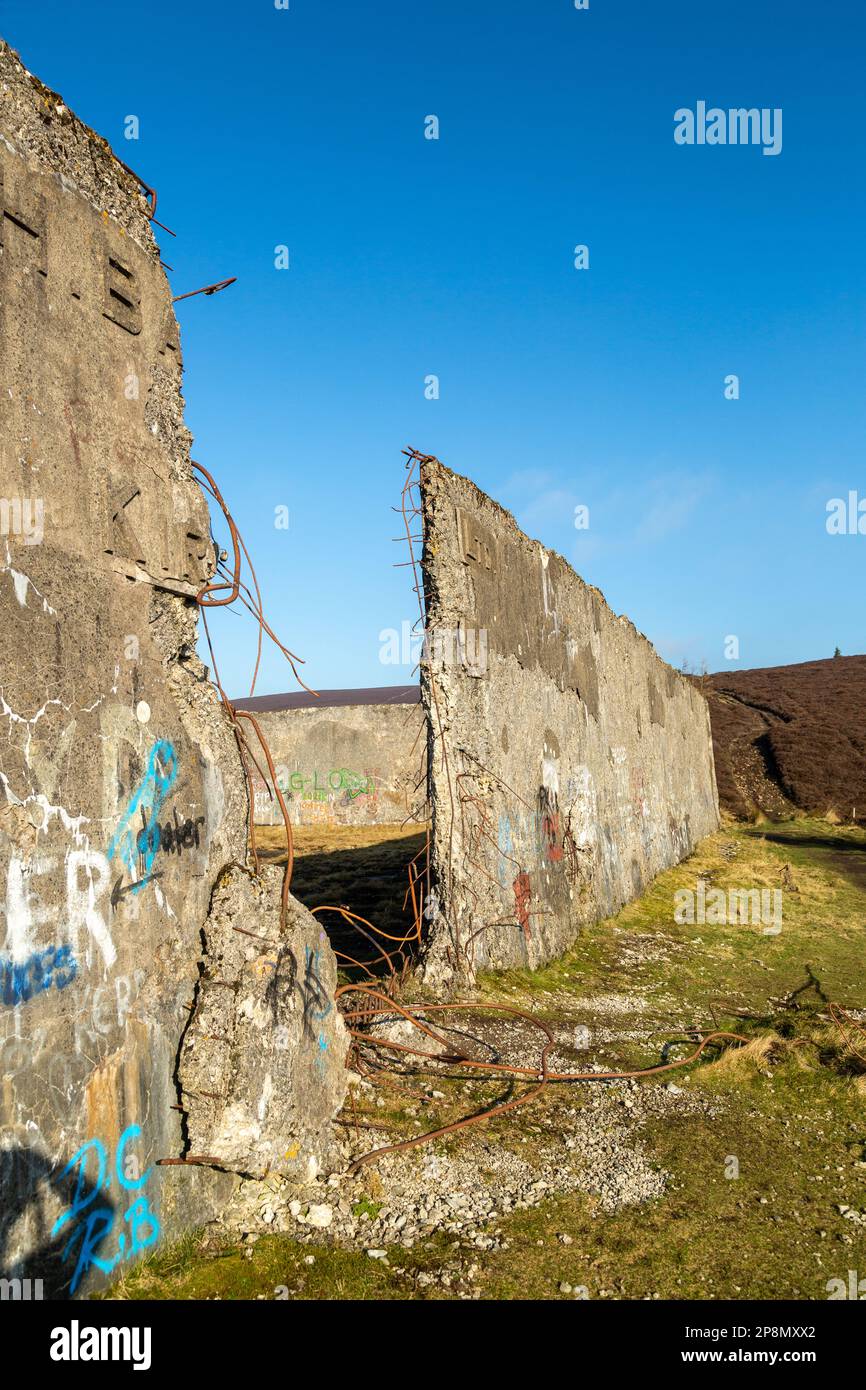 The remains of Kirnie Law reservoir a revolutionary Hydro Electric ...