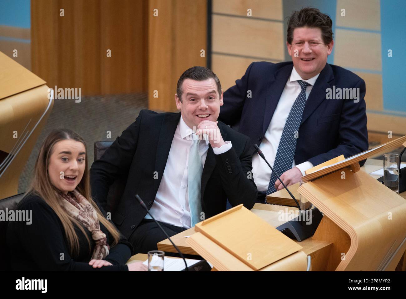 Edinburgh, Scotland, UK. 9th Mar, 2023. PICTURED: Douglas Ross MSP ...