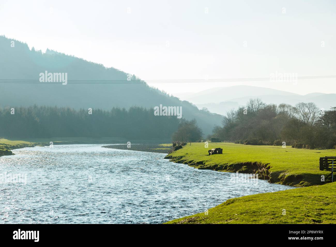 The River Tweed near Walkerburn in the Scottish Borders Stock Photo - Alamy