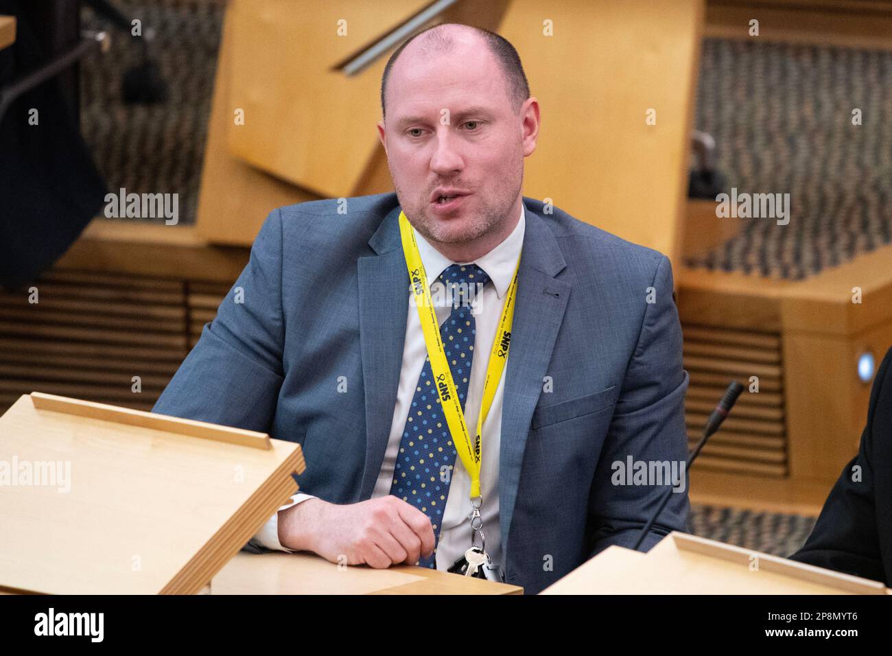 Edinburgh, Scotland, UK. 9th Mar, 2023. PICTURED: Neil Gray MSP. Scenes ...