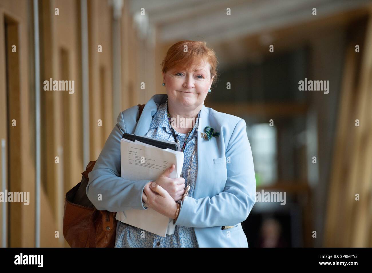 Edinburgh, Scotland, UK. 9th Mar, 2023. PICTURED: Emma Harper MSP, who ...
