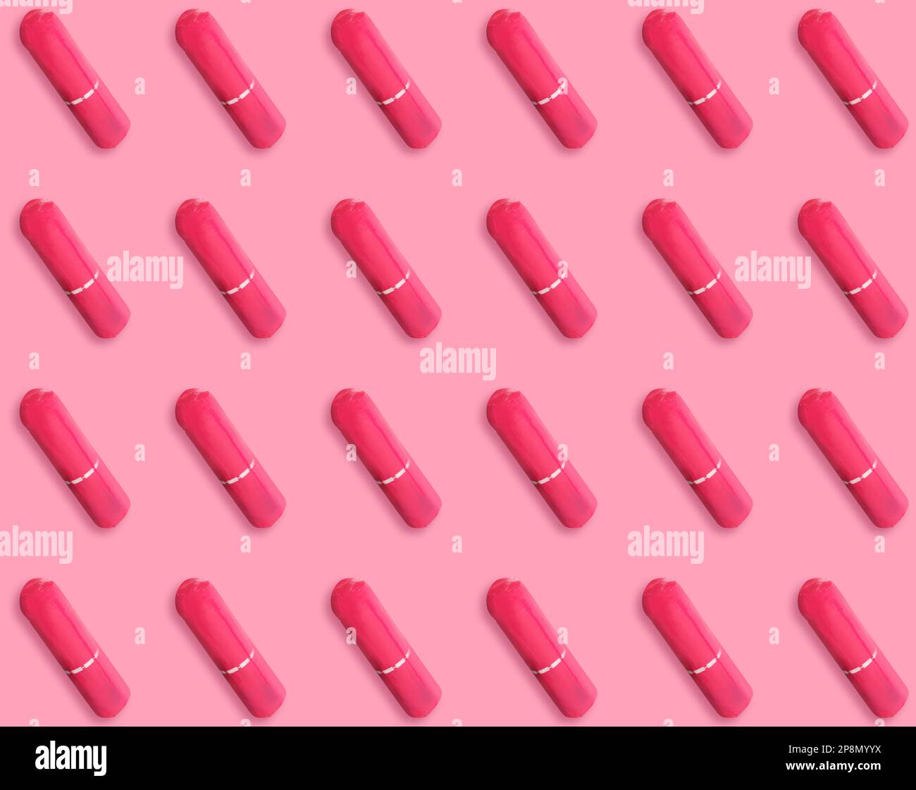 Many tampons on pink hi-res stock photography and images - Alamy