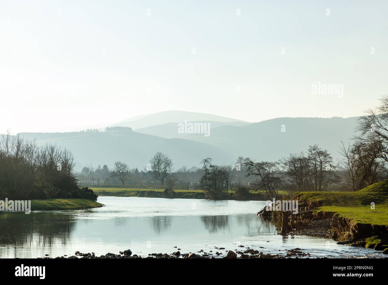 The River Tweed near Walkerburn in the Scottish Borders Stock Photo - Alamy