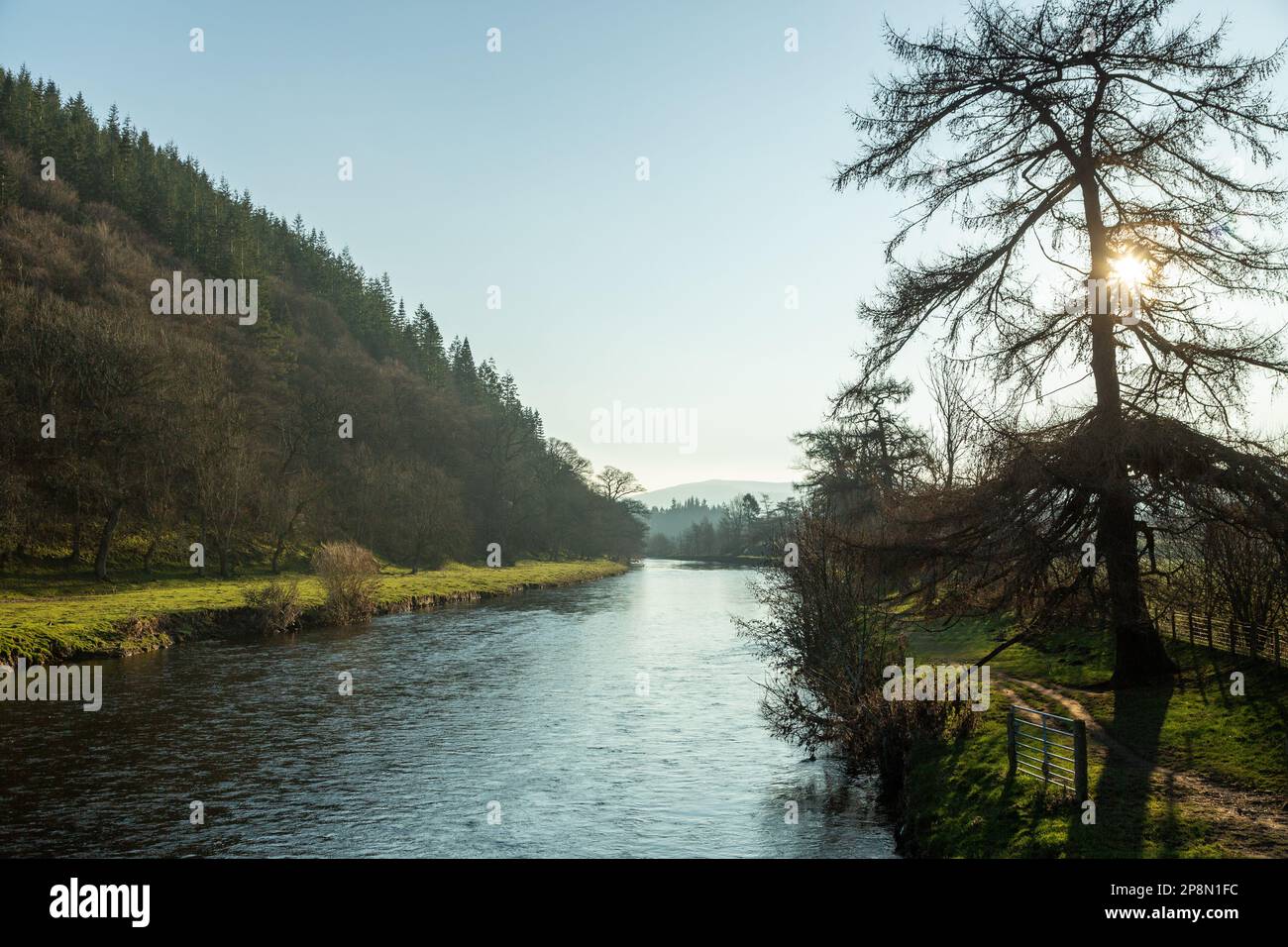 The River Tweed near Walkerburn in the Scottish Borders Stock Photo - Alamy