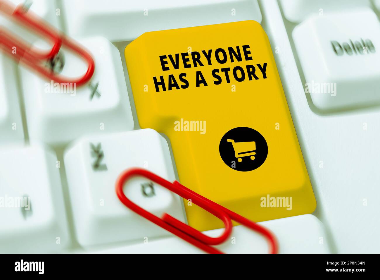 Text showing inspiration Everyone Has A Story. Conceptual photo ...