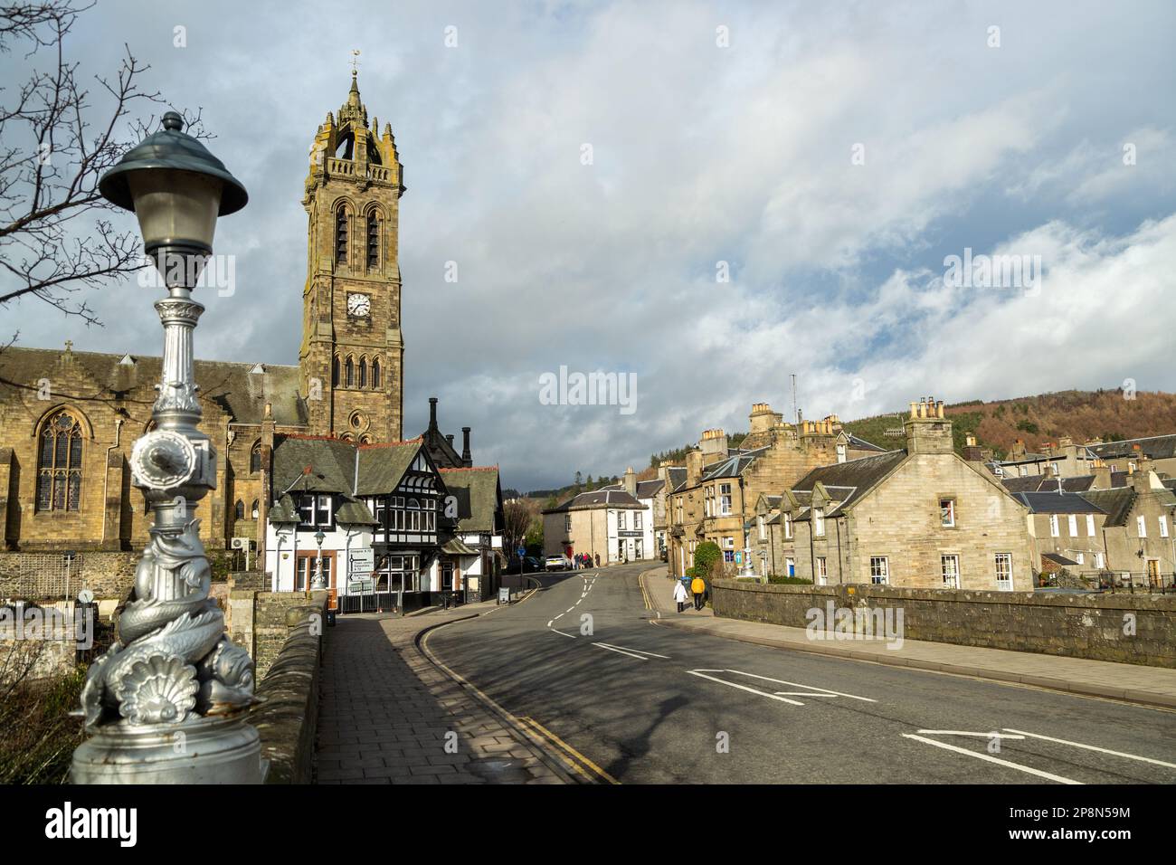 Peebles old Parish Church in Peebles, Scotland Stock Photo - Alamy