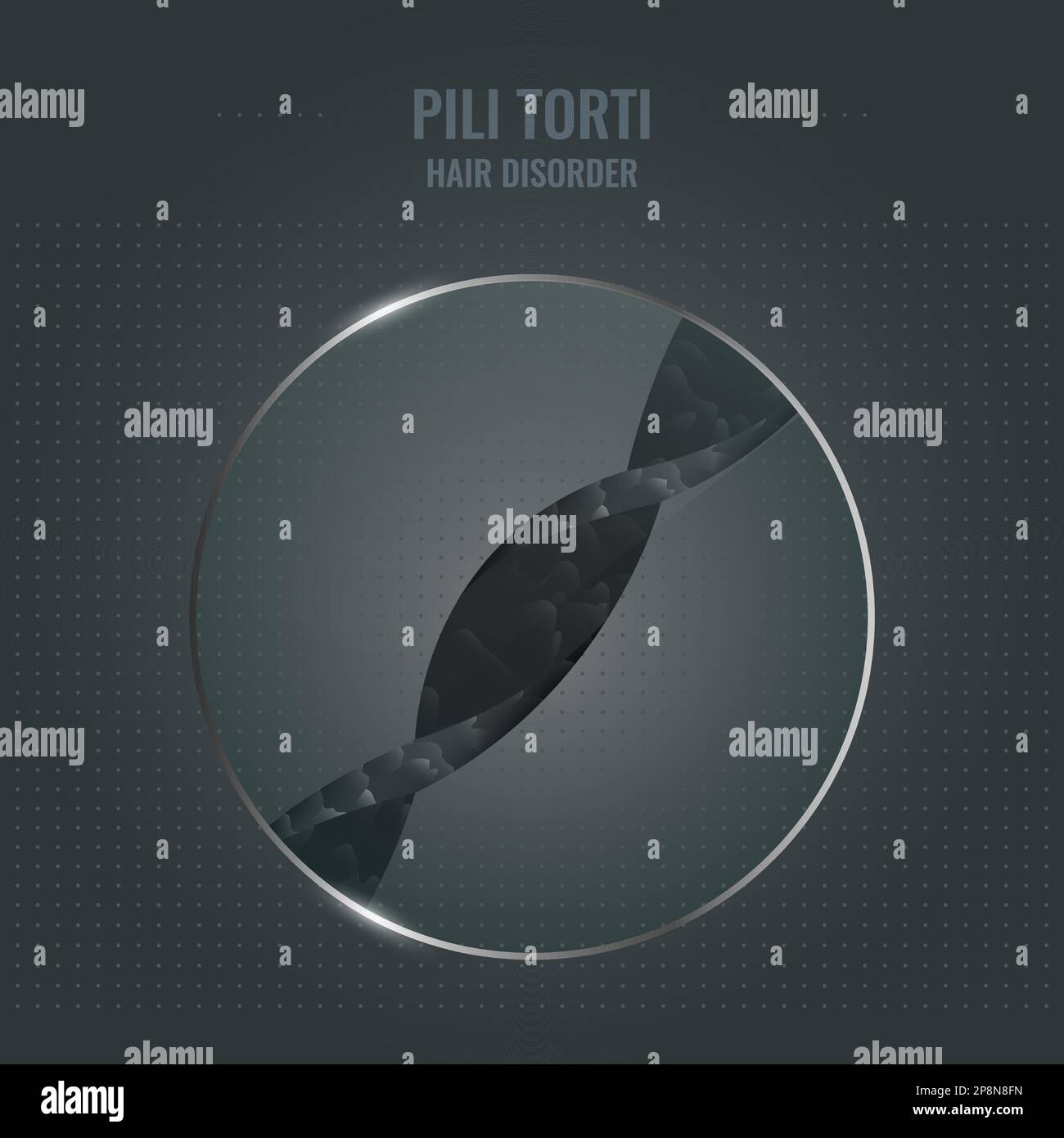 Split ends close up Stock Vector Images - Alamy