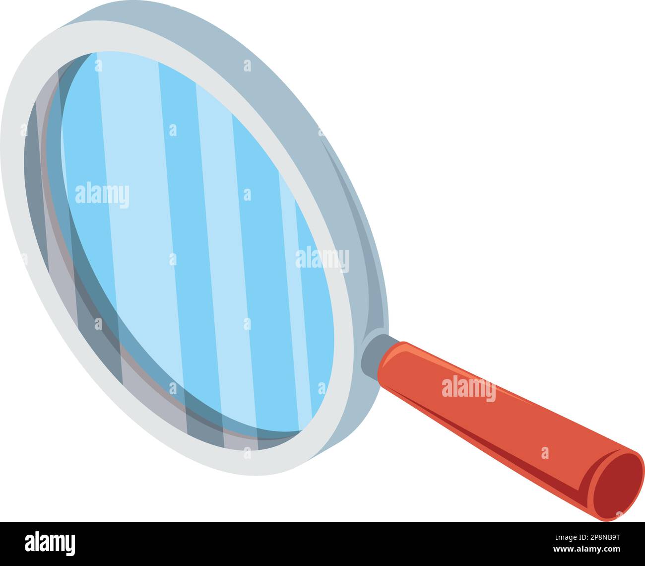 magnifying glass search isolated icon Stock Vector Image & Art - Alamy