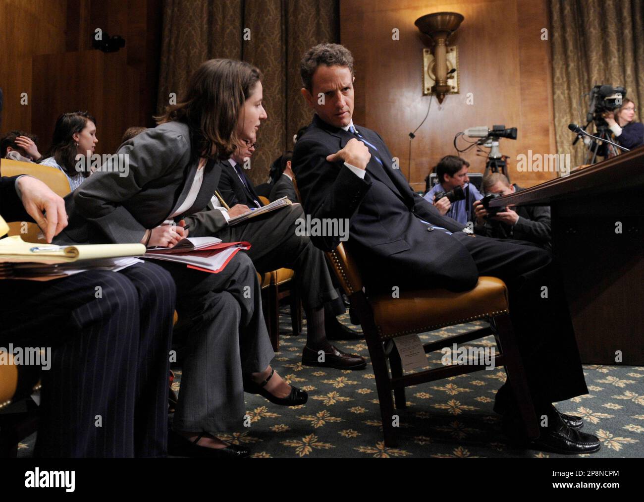 ** FILE ** In this Feb. 11, 2009 file photo, Treasury Secretary Tim ...