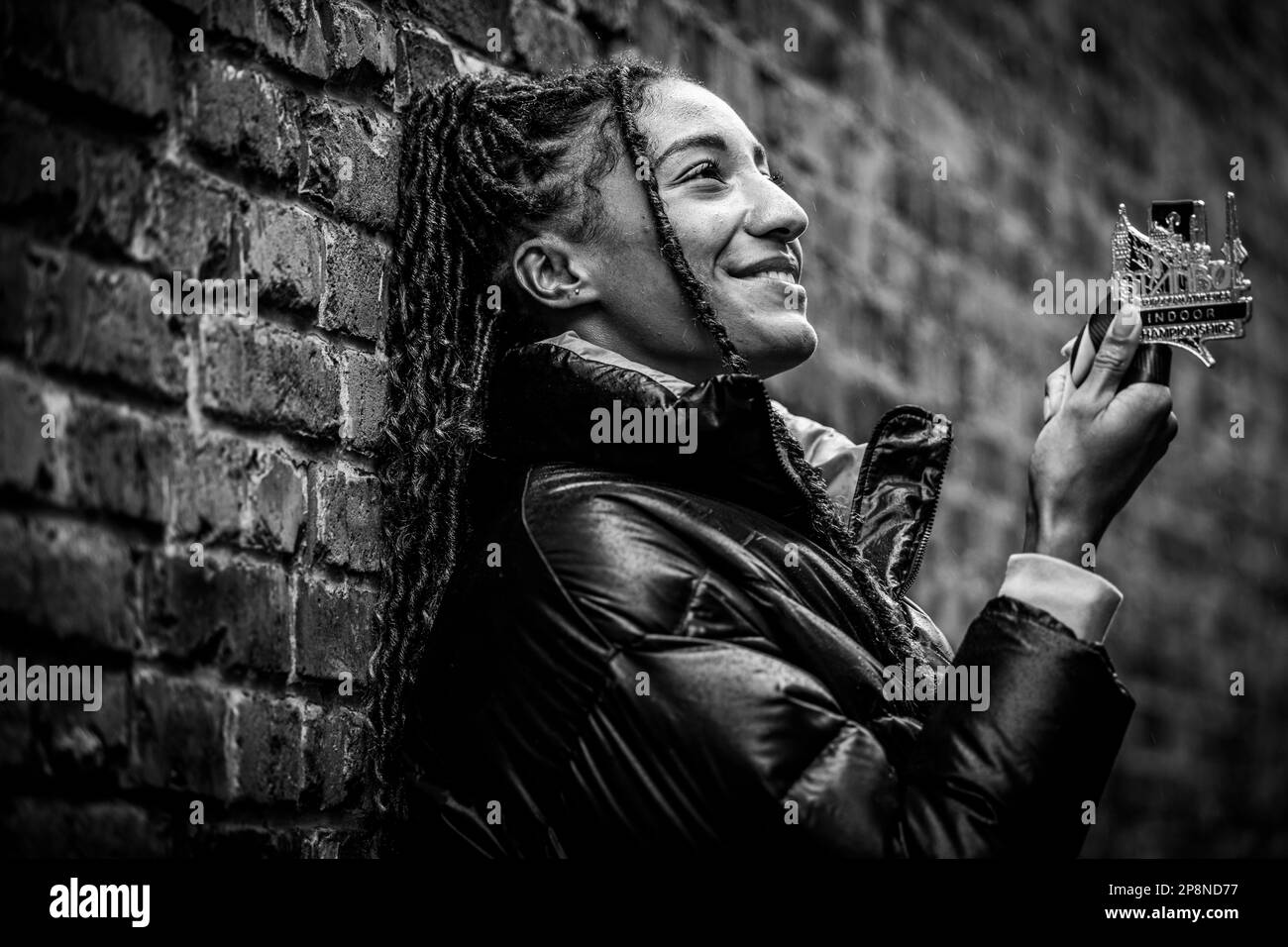 New European Indoor Champion pentathlon Belgian Nafissatou Nafi Thiam ...