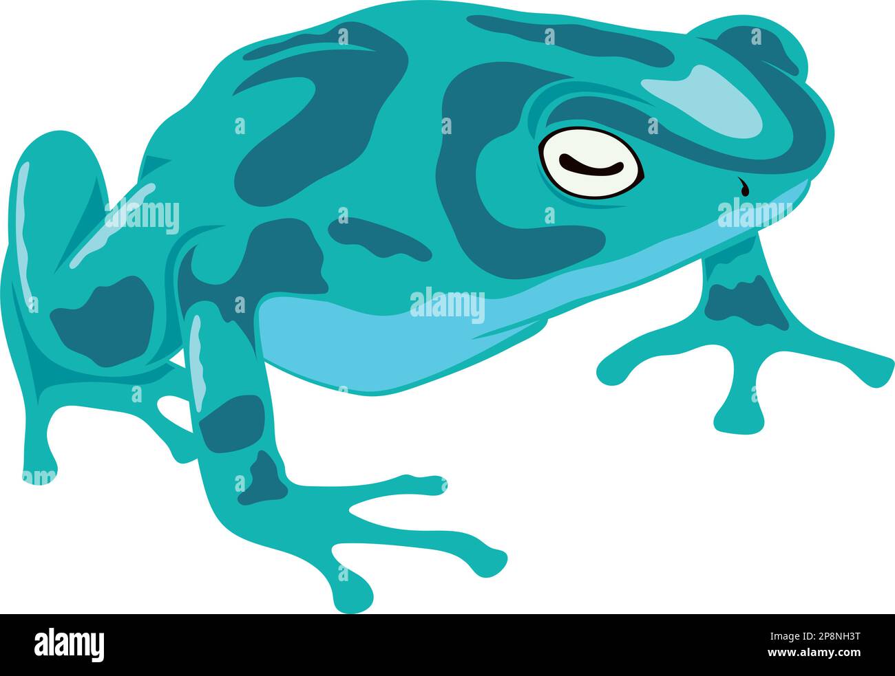 Green froglet Stock Vector Images - Alamy