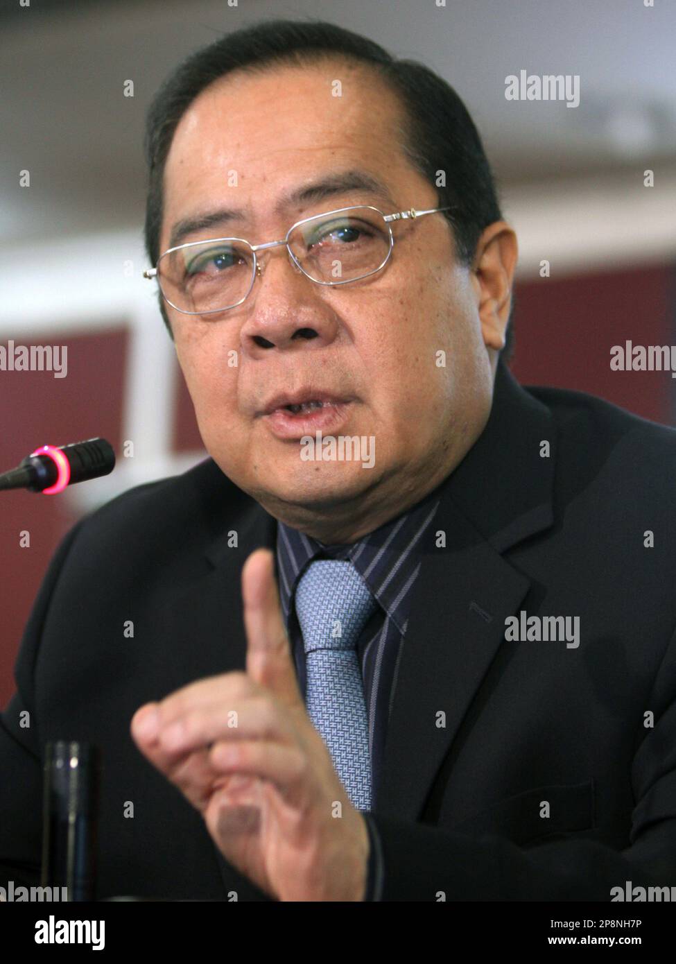 Philippine Interior and Local Government Secretary Ronaldo Puno ...