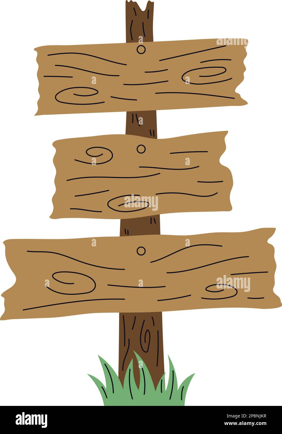 wooden guide signal camping icon Stock Vector Image & Art - Alamy