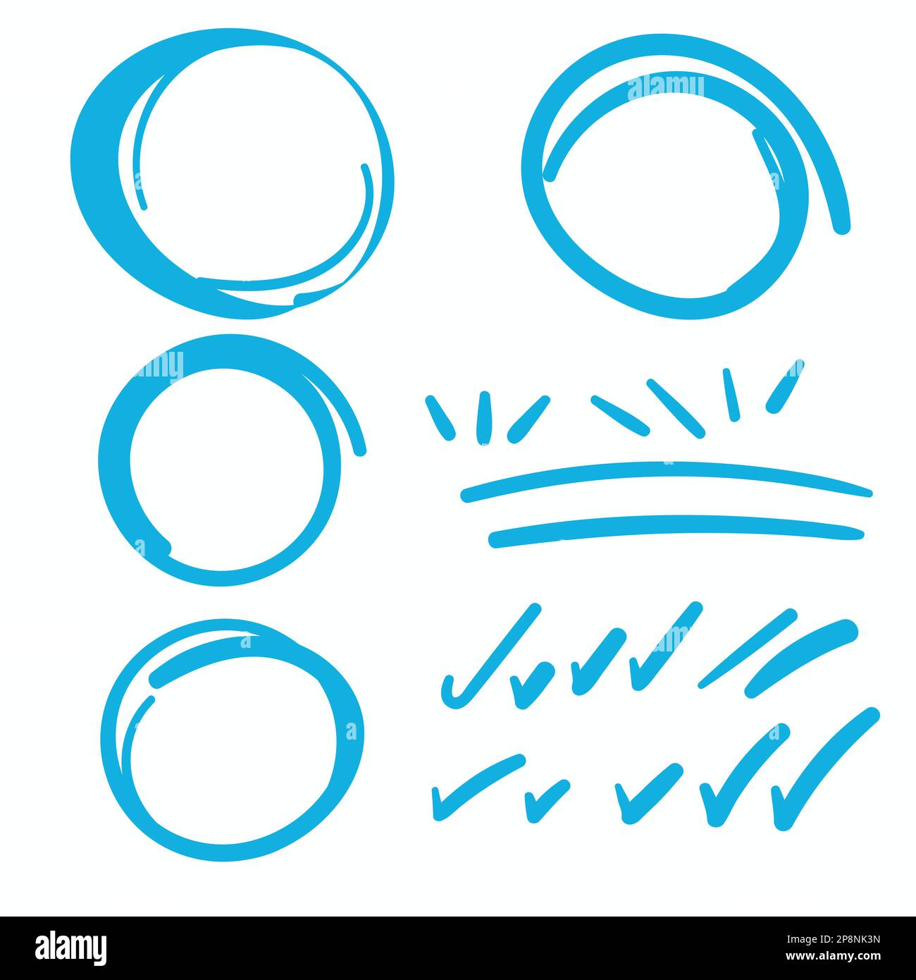 Blue Swirls with Swoosh Vector Accent Line Work Stock Vector Image ...