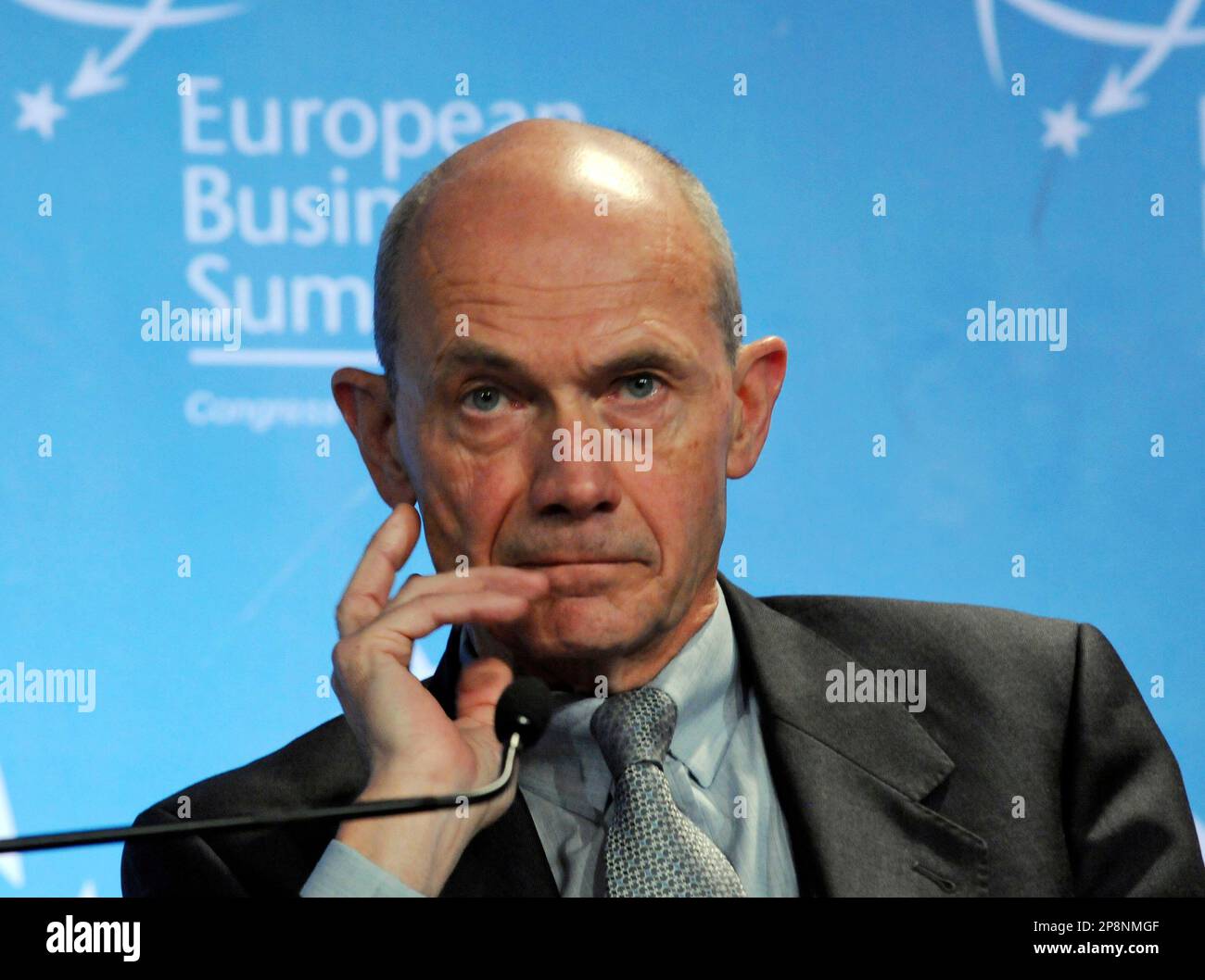 Director General of World Trade Organization (WTO) Pascal Lamy attends ...