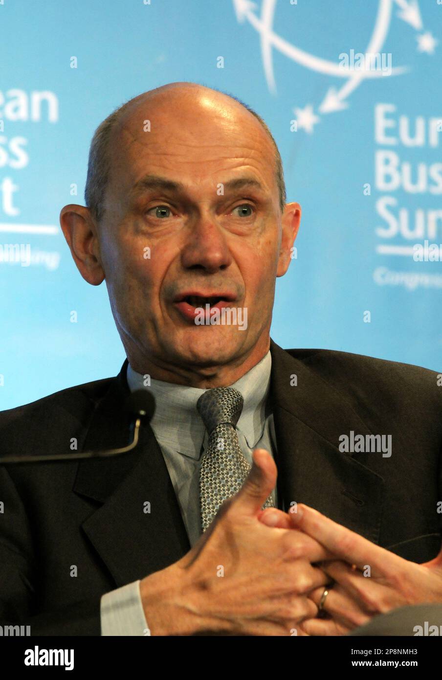 Director General of World Trade Organization (WTO) Pascal Lamy is seen ...