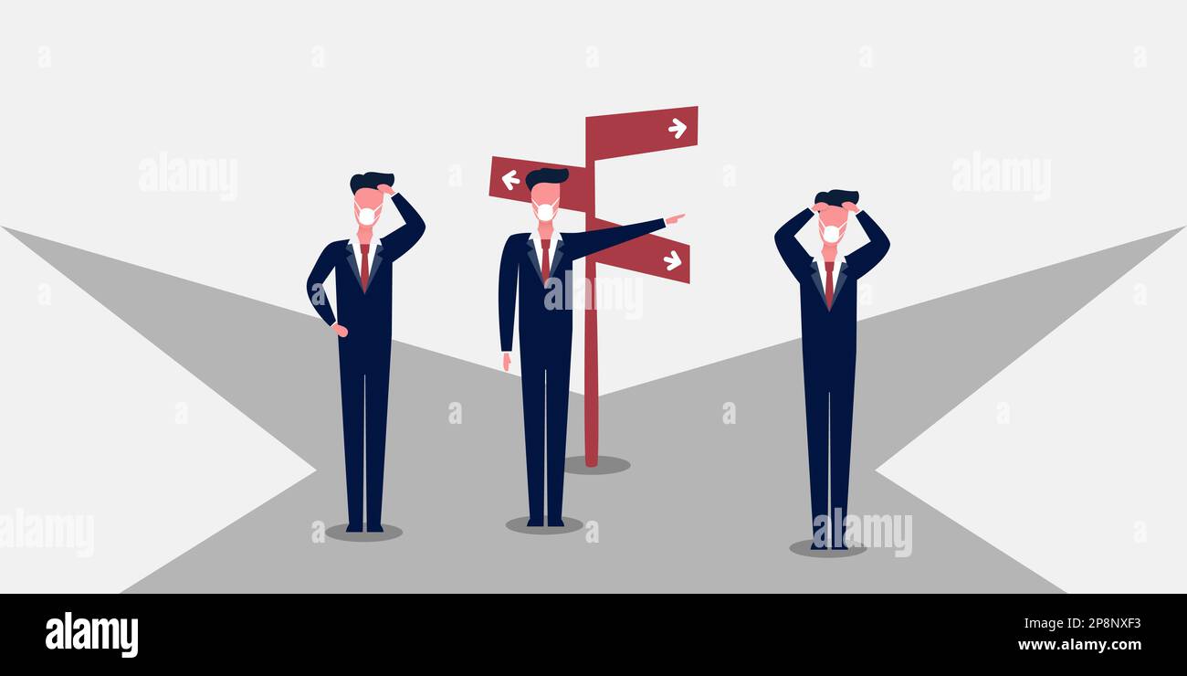 Choose the Best Direction - Business Decision Design Concept with ...