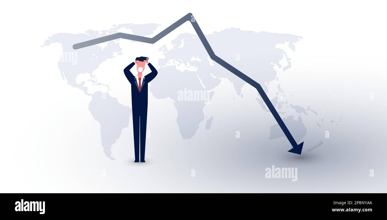 Global Economic Downfall Caused By the Corona Virus Pandemic - Design ...