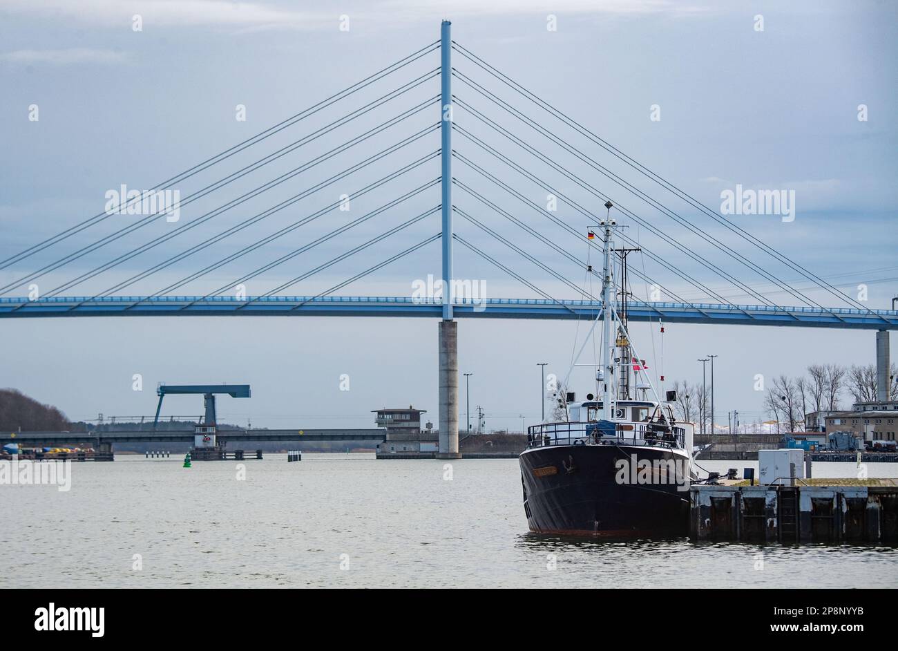 09 March 2023, Mecklenburg-Western Pomerania, Stralsund: The Rügen ...