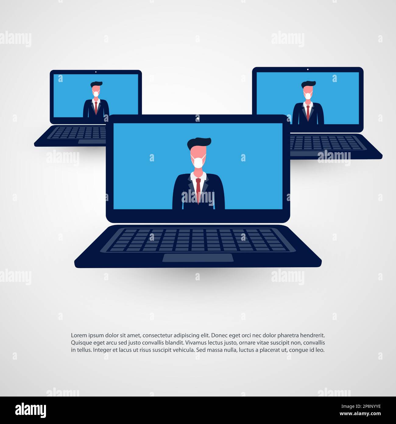 Social distancing screens Stock Vector Images - Alamy