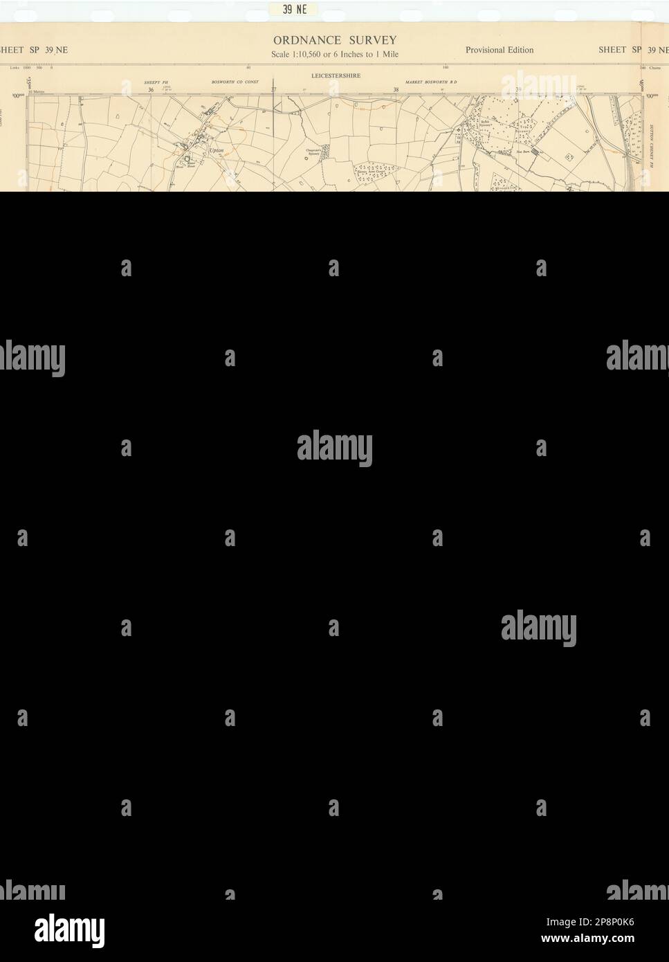Ordnance Survey SP39NE Leics Higham/Hill Stoke Golding Fenny Drayton ...