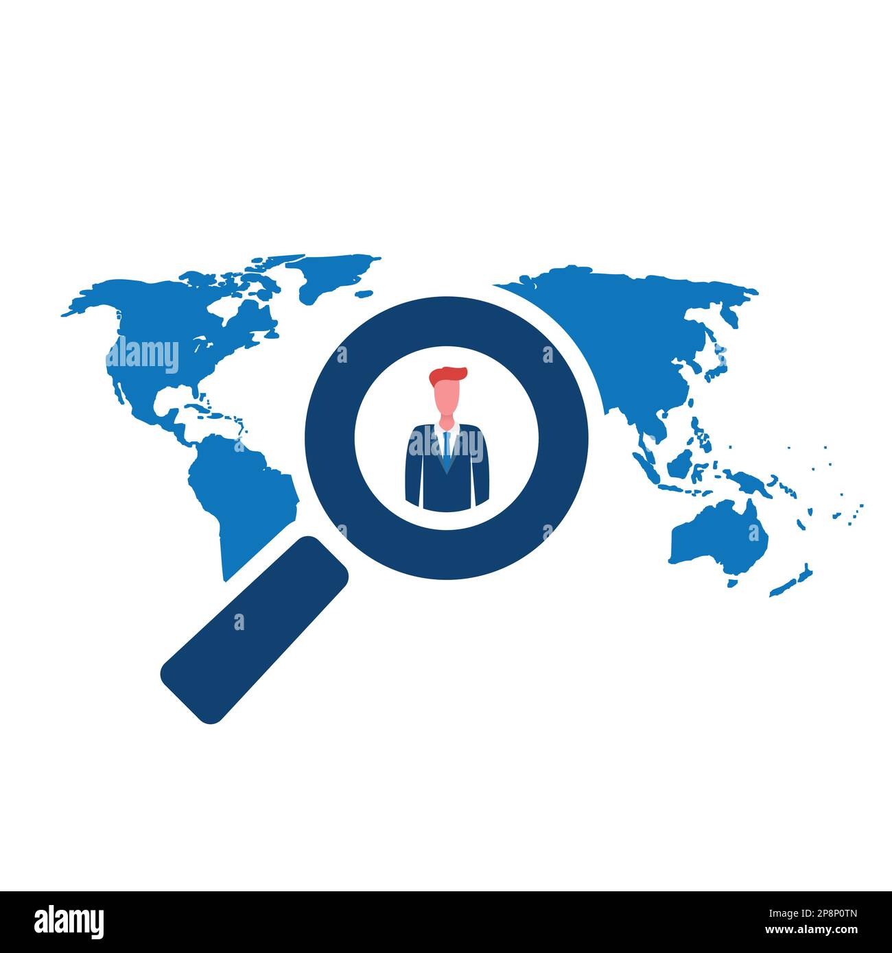 Human resources world map world map global Stock Vector Images - Alamy
