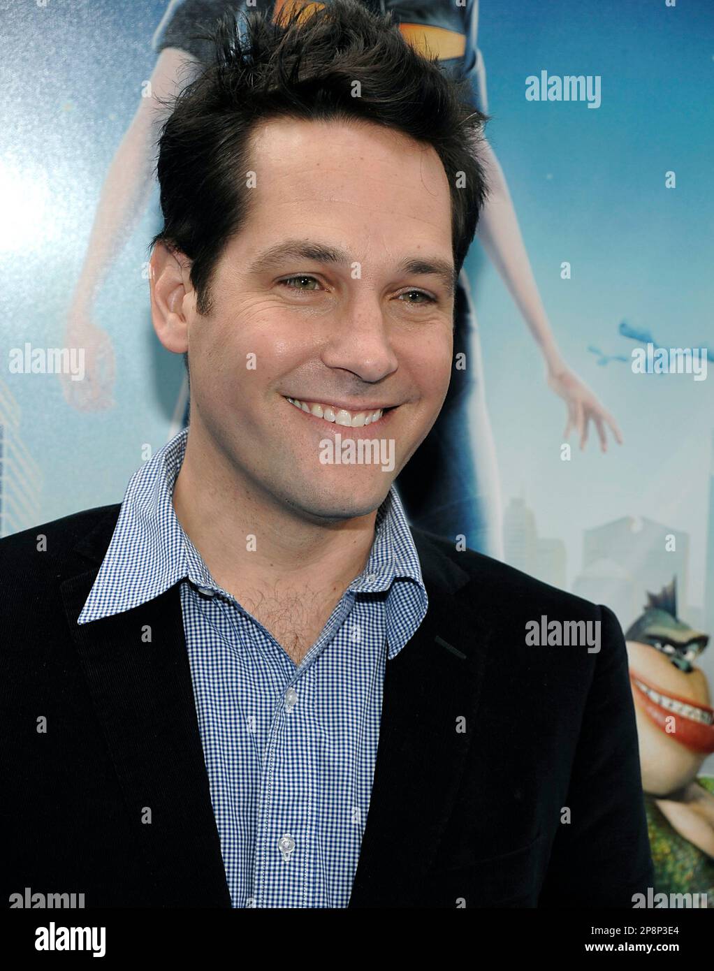 Actor Paul Rudd arrives at the premiere of the animated feature film ...