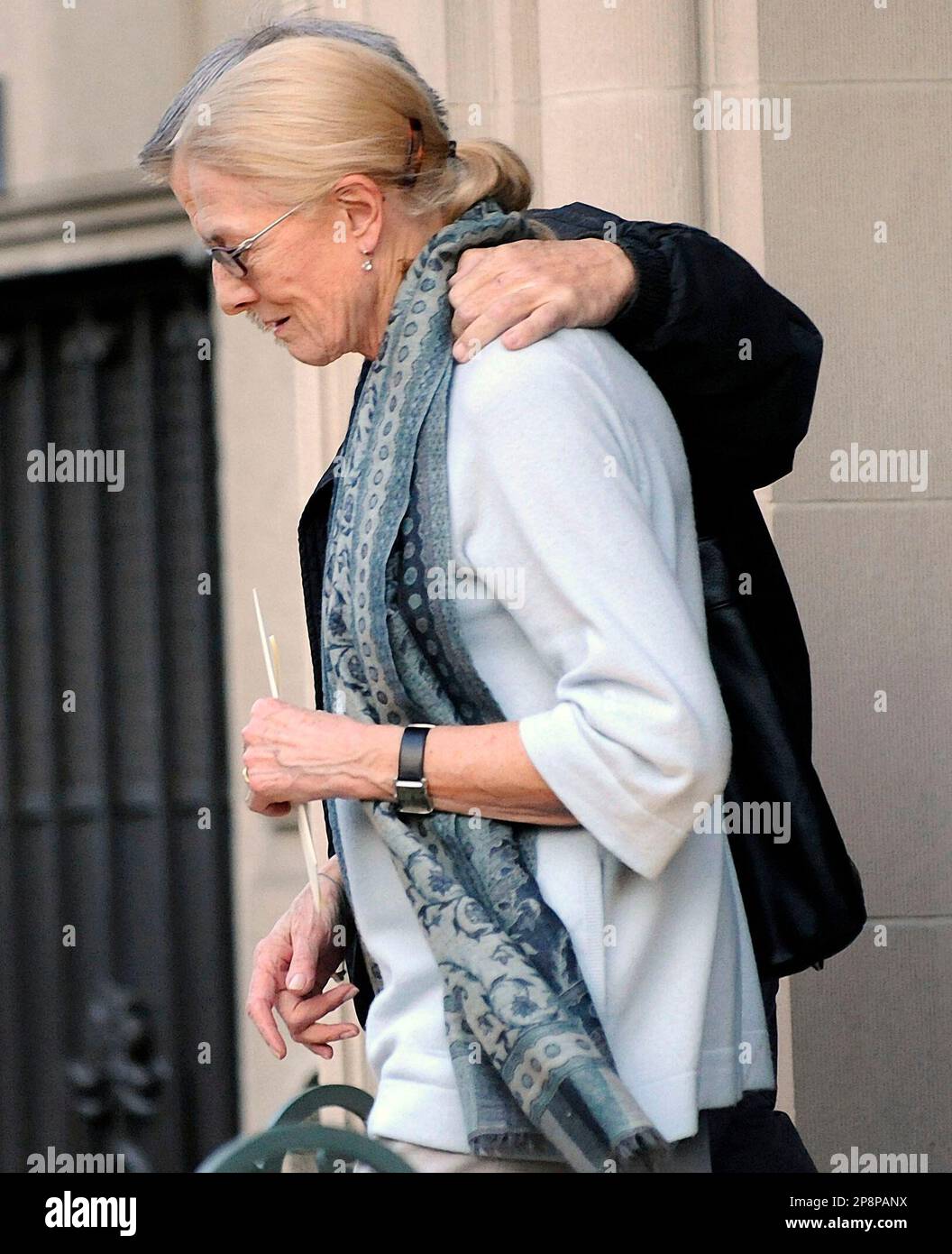 Vanessa Redgrave exits the American Irish Historical Society where the ...