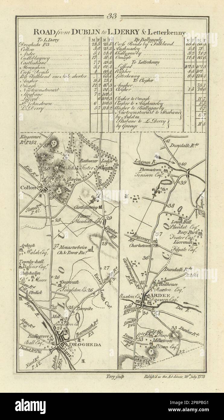 #33 Dublin to L.Derry & Letterkenny. Drogheda Ardee. TAYLOR/SKINNER ...