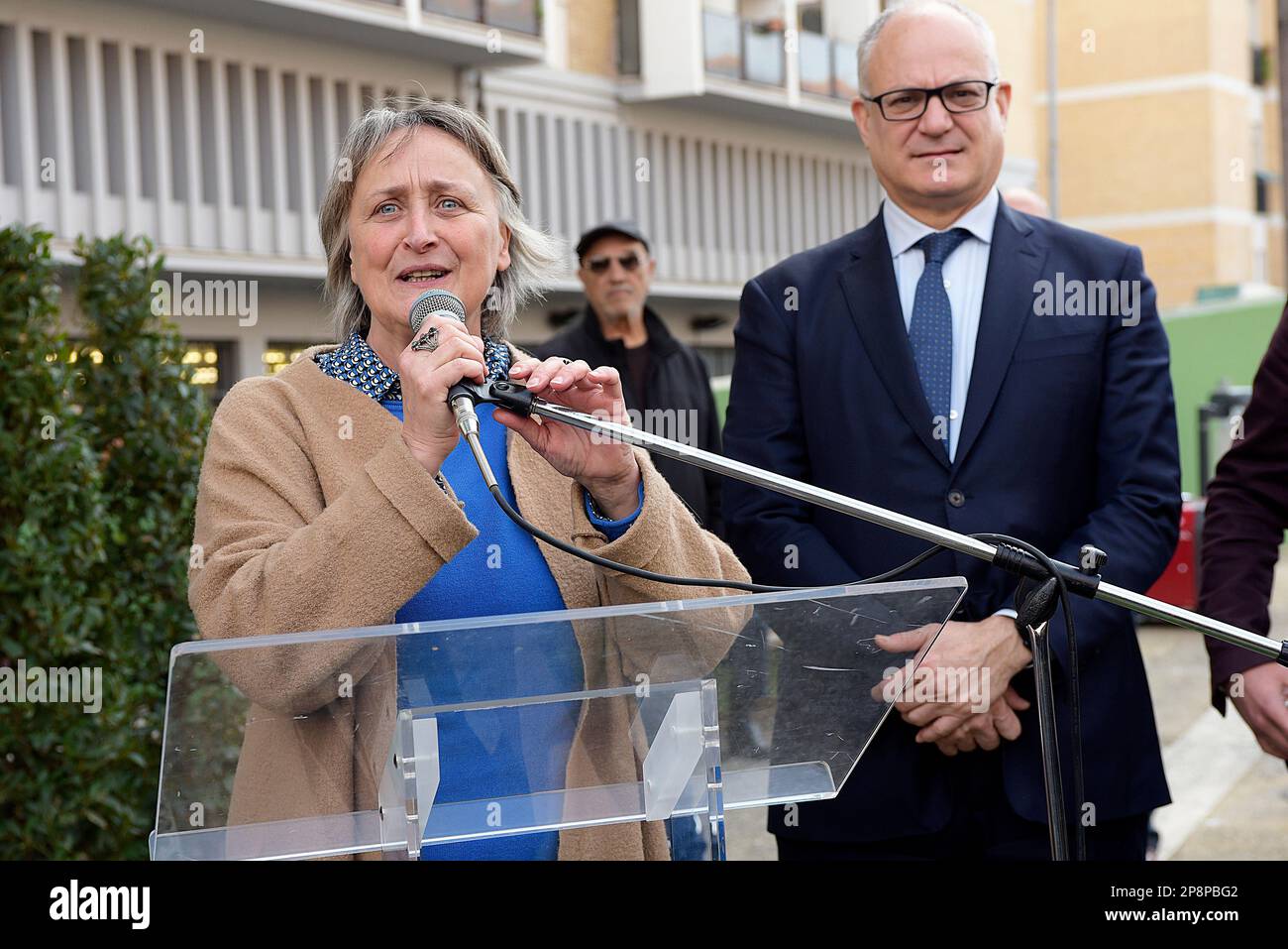 Rome, Italy. 09th Mar, 2023. The councilor for the environment of the ...
