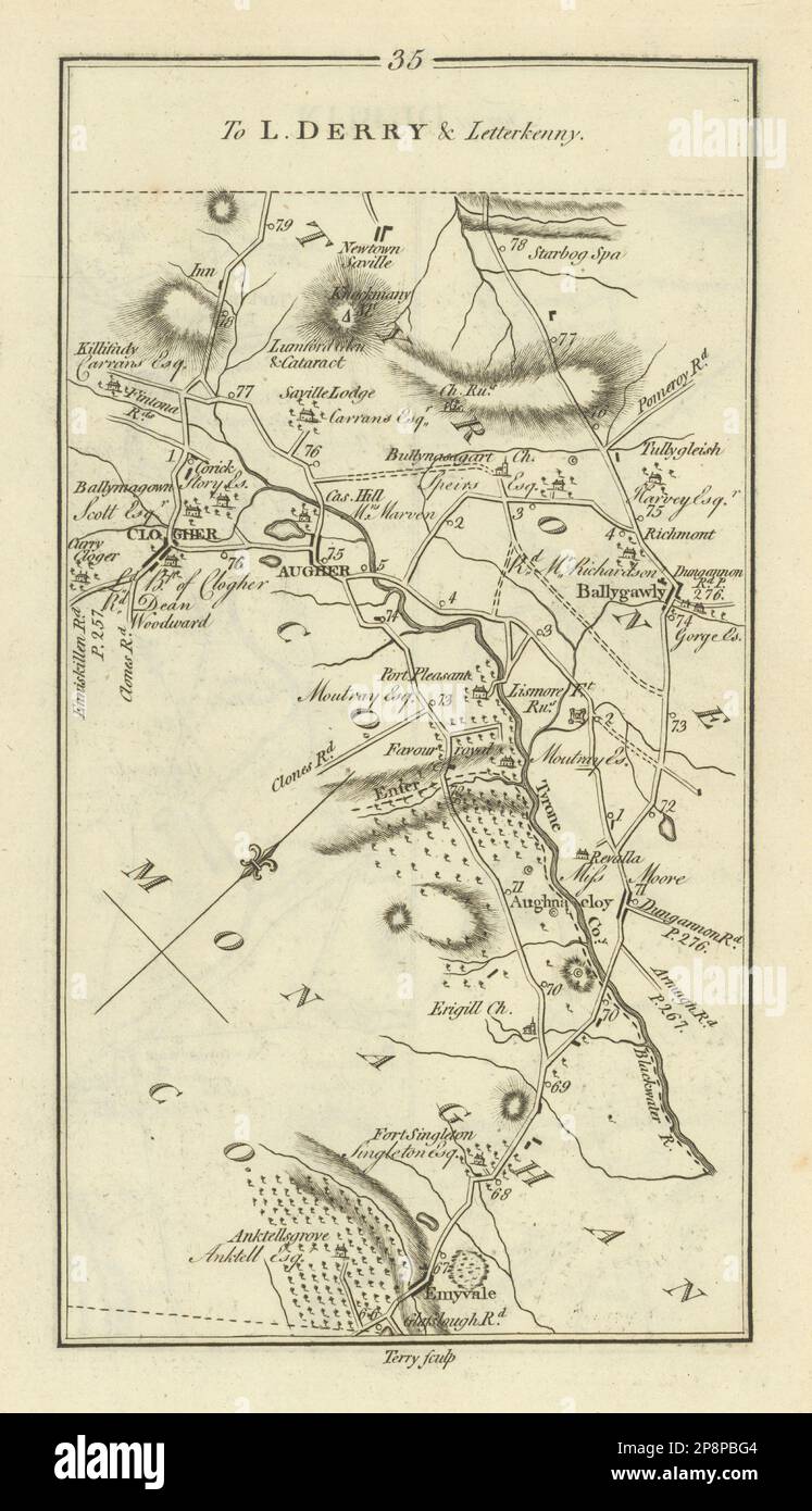 #35 Dublin to L. Derry. Clogher Emyvale Ballygawley. TAYLOR/SKINNER ...