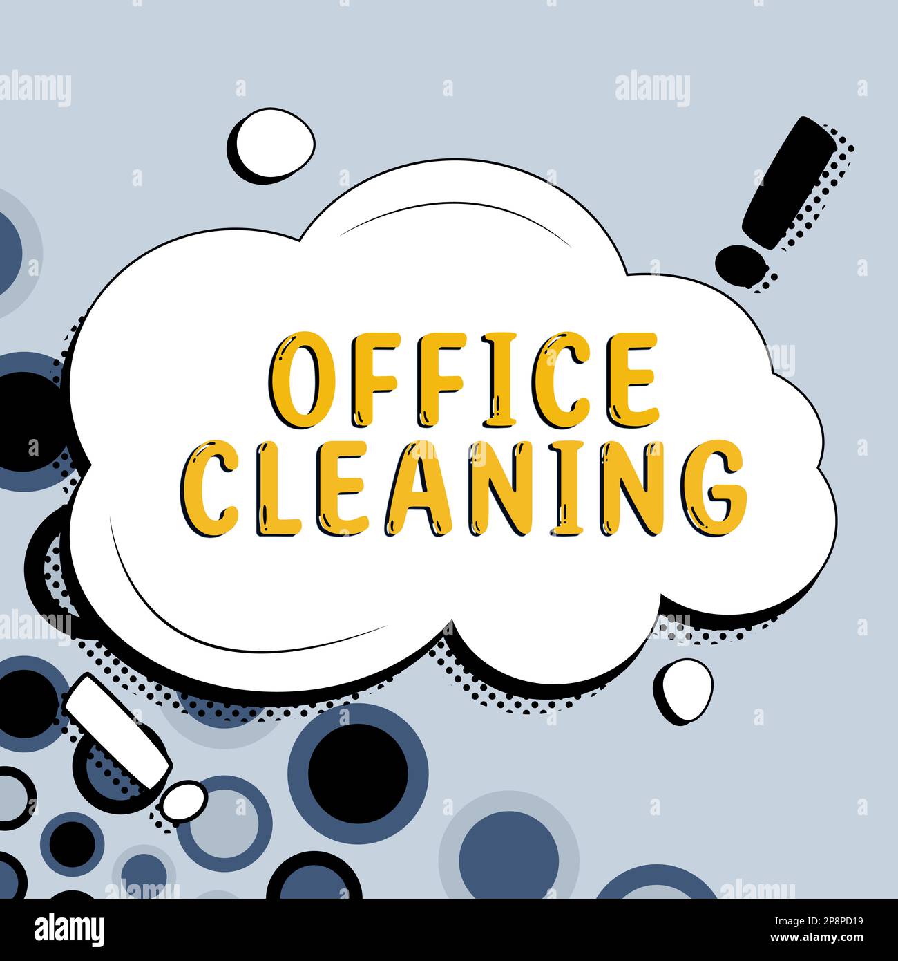 Text caption presenting Office Cleaning. Conceptual photo the action or ...