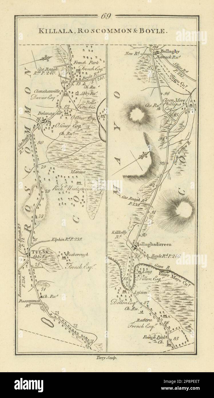 #69 Dublin to Killala… Tulsk Ballaghaderreen Bellaghy. TAYLOR/SKINNER ...