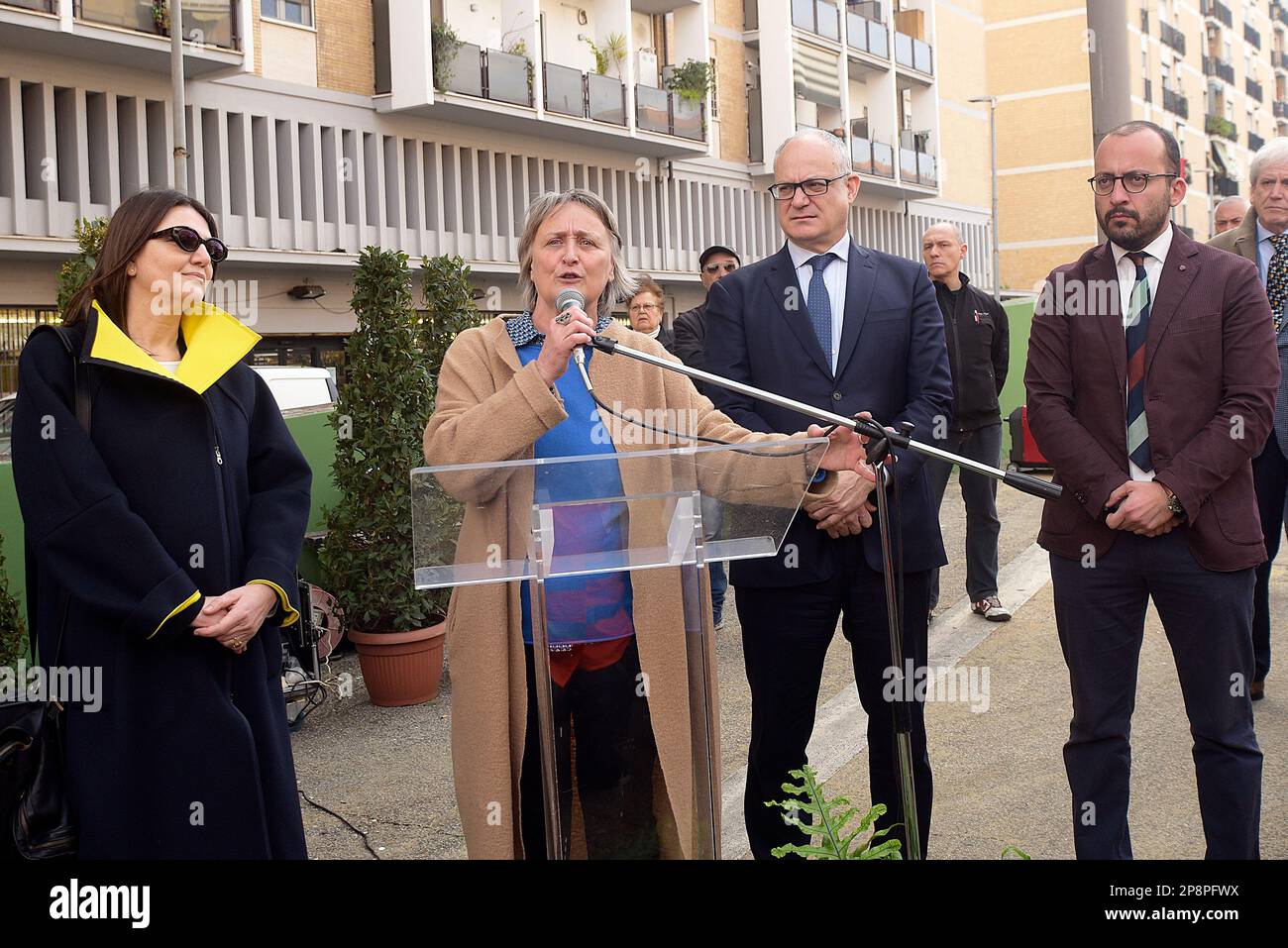 Rome, Italy. 09th Mar, 2023. The councilor for the environment of the ...