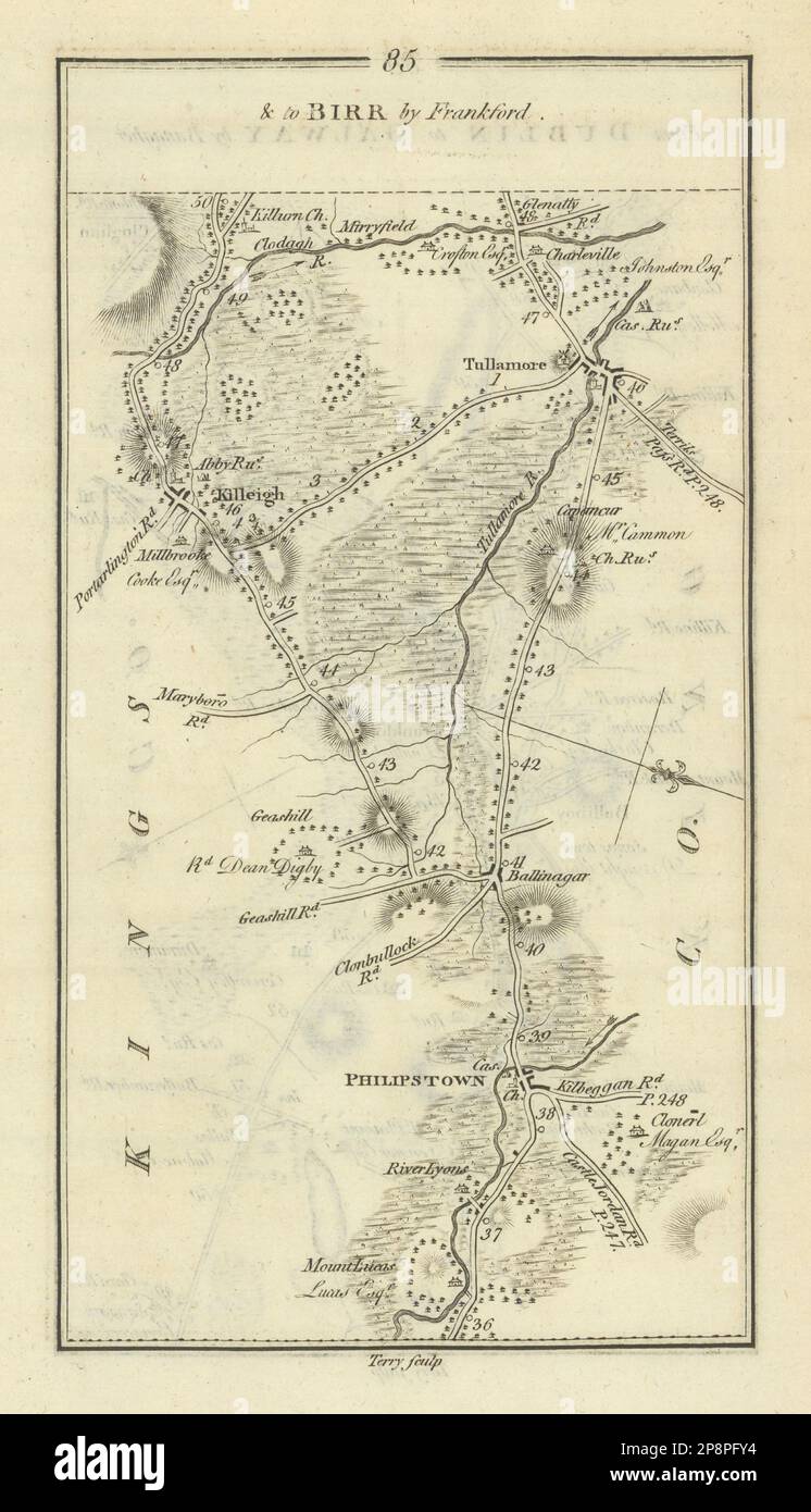 #85 to Birr by Frankford. Tullamore Ballinagar Daingean. TAYLOR/SKINNER ...