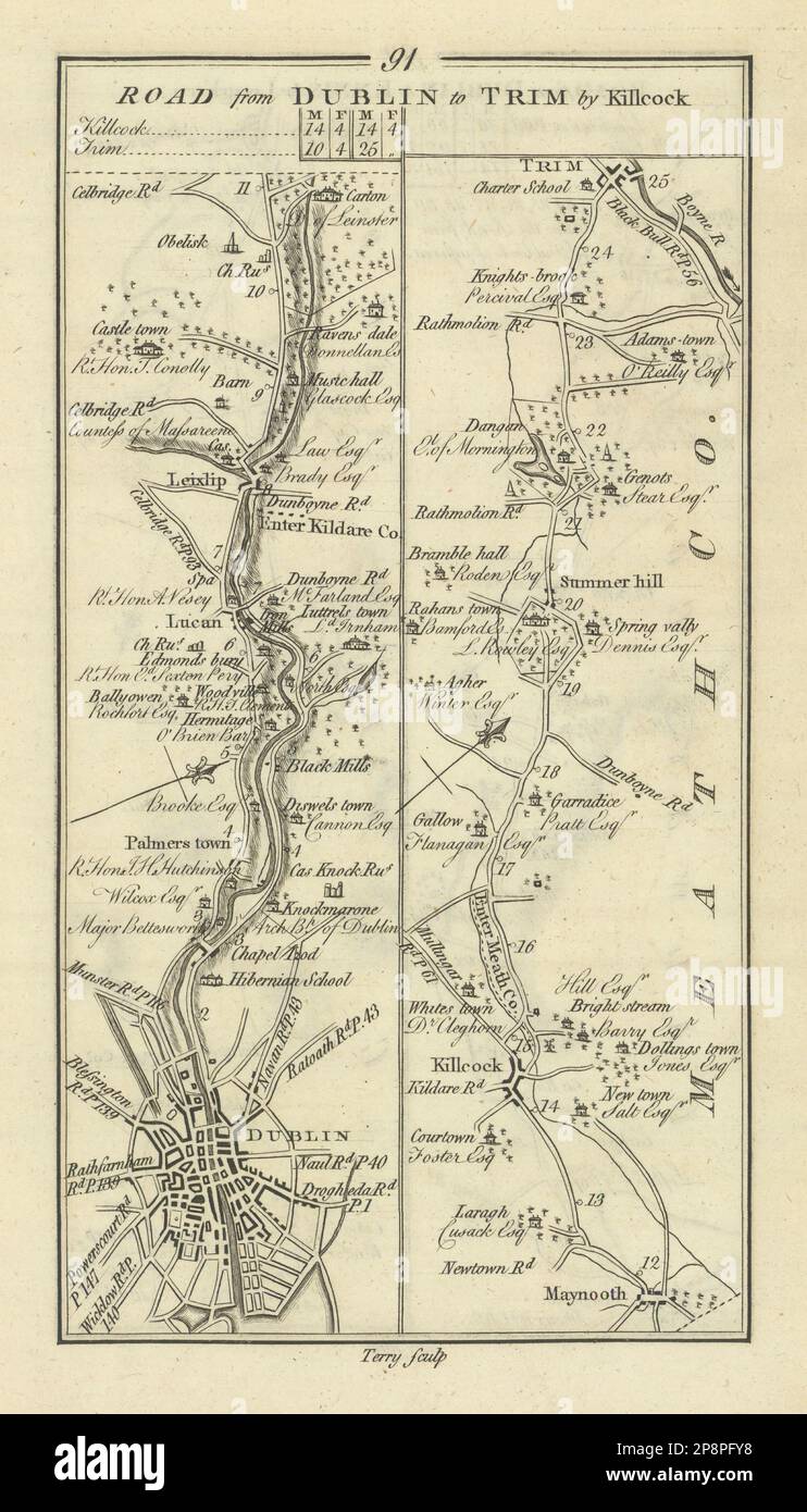 Map of maynooth hi-res stock photography and images - Alamy