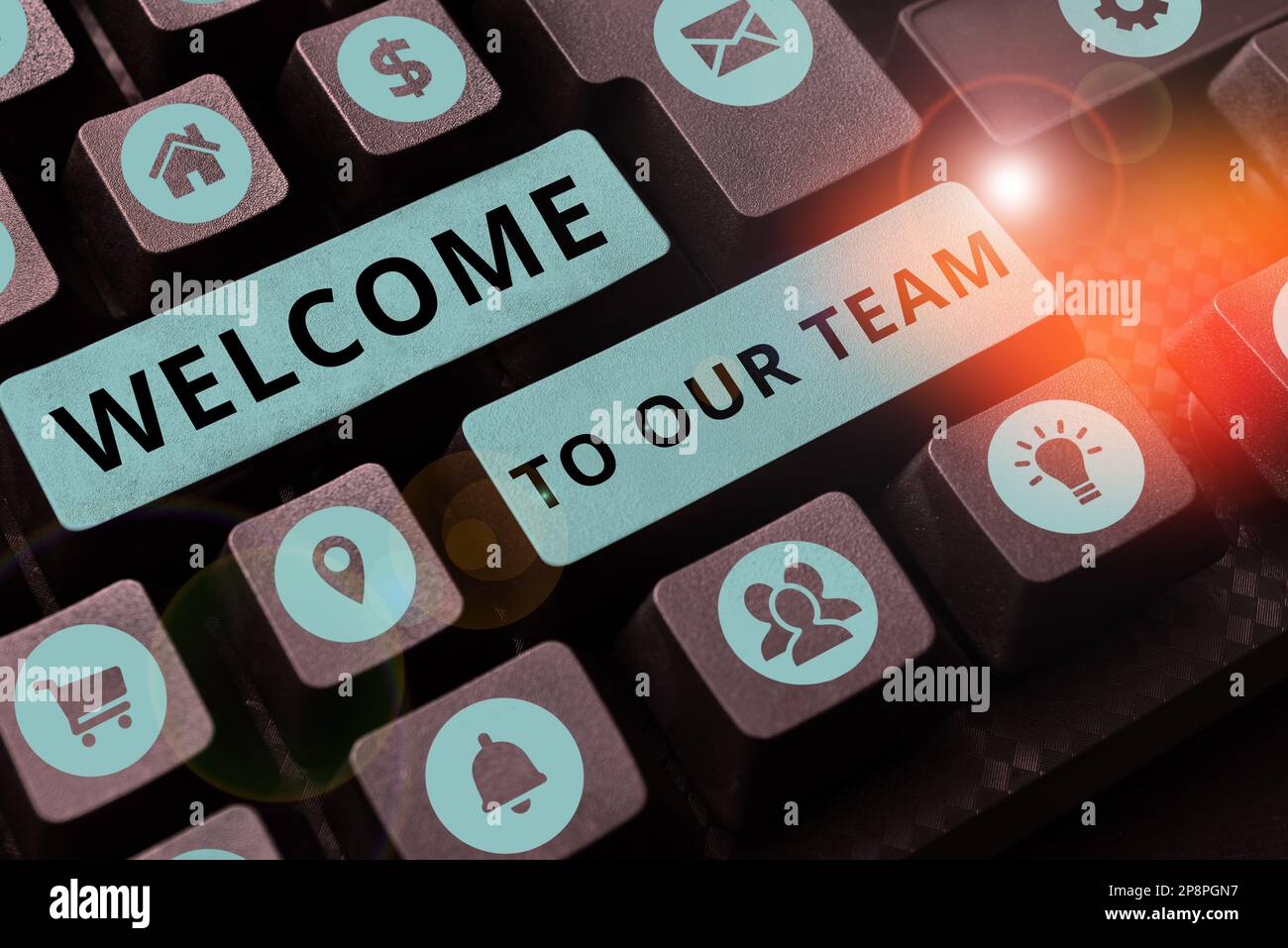 Text showing inspiration Welcome To Our Team. Business approach ...