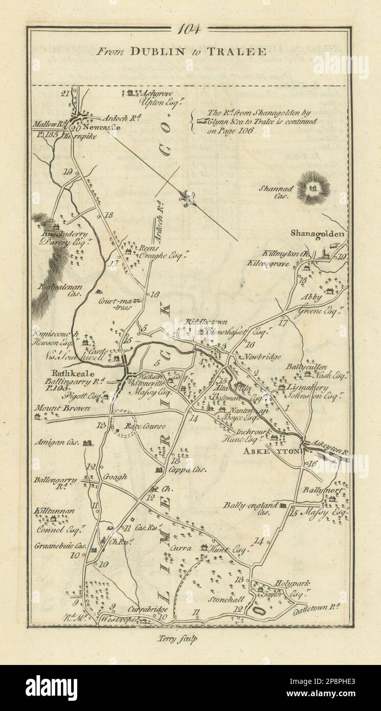 Map of listowel hi-res stock photography and images - Alamy