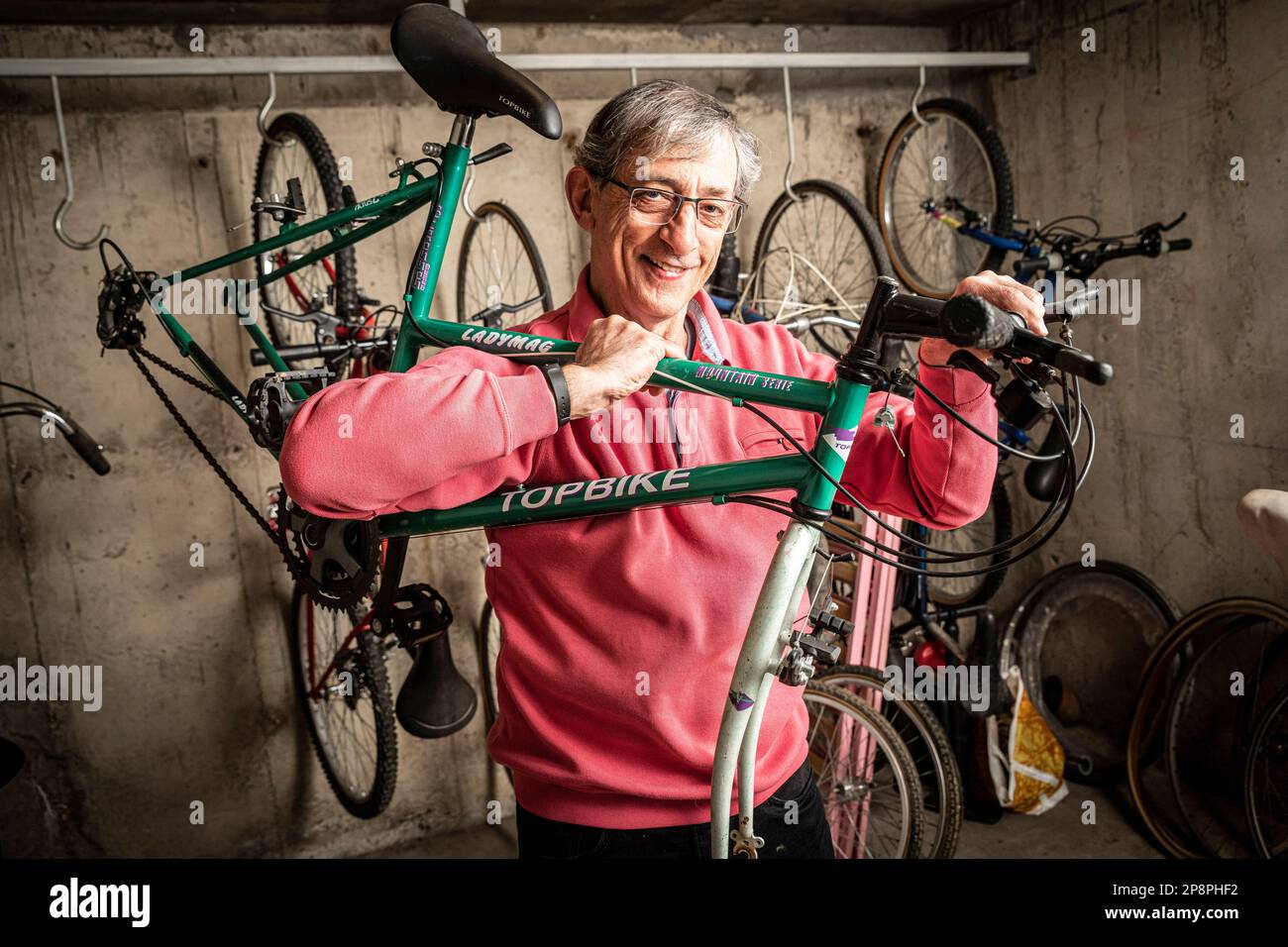 Rennes, France. 08th Mar, 2023. Marc Gomez, former cyclist, winner of ...