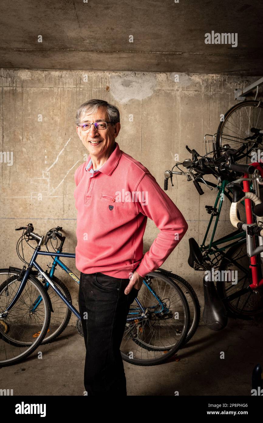 Rennes, France. 08th Mar, 2023. Marc Gomez, former cyclist, winner of ...
