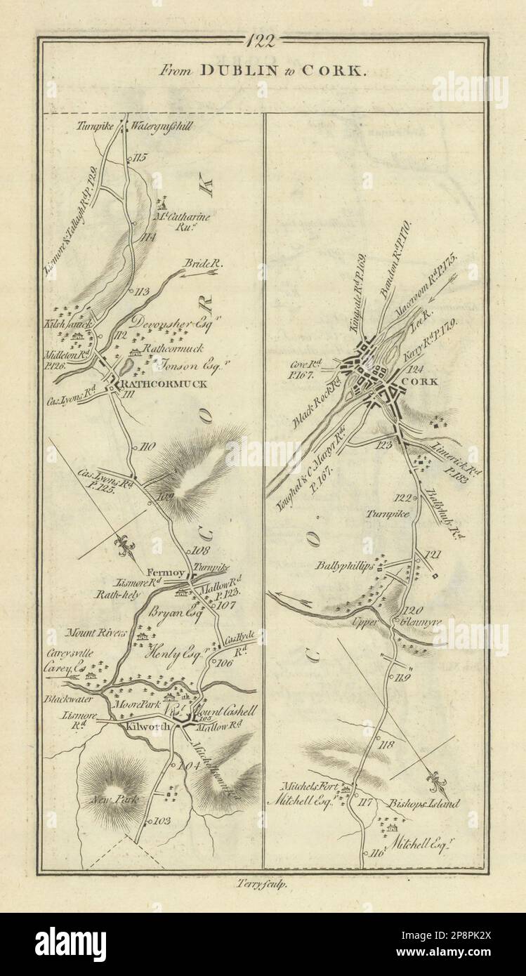 Old map of cork ireland hi-res stock photography and images - Alamy